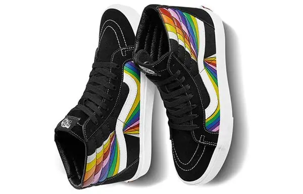 VANS Sk8-hi Reissue "refract White" High-top Sneakers - Black