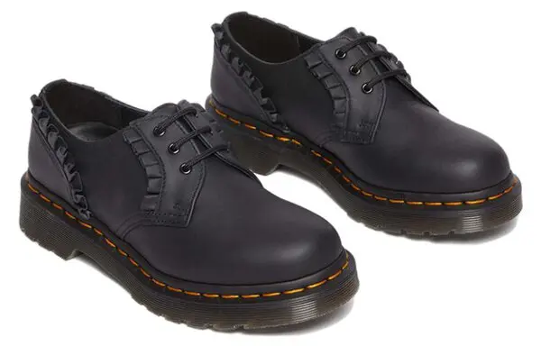Dr. Martens 1461 Nappa Leather Oxford Shoes With Frill Detailing