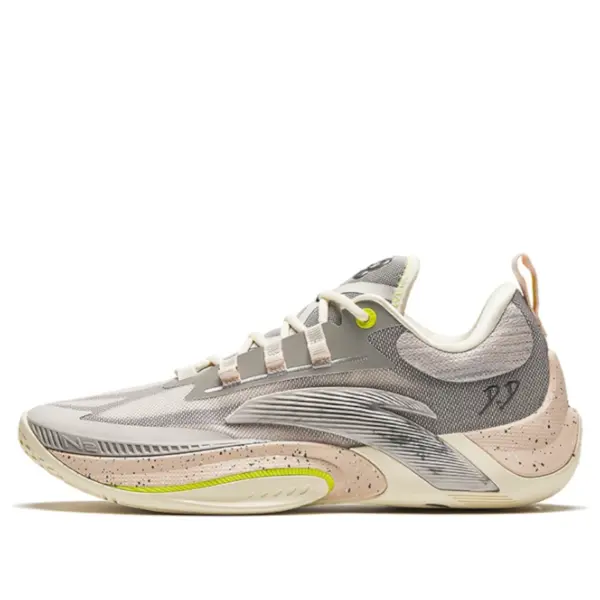 ANTA Instant Zap 1 Athletic Sneakers - Beige/lemon