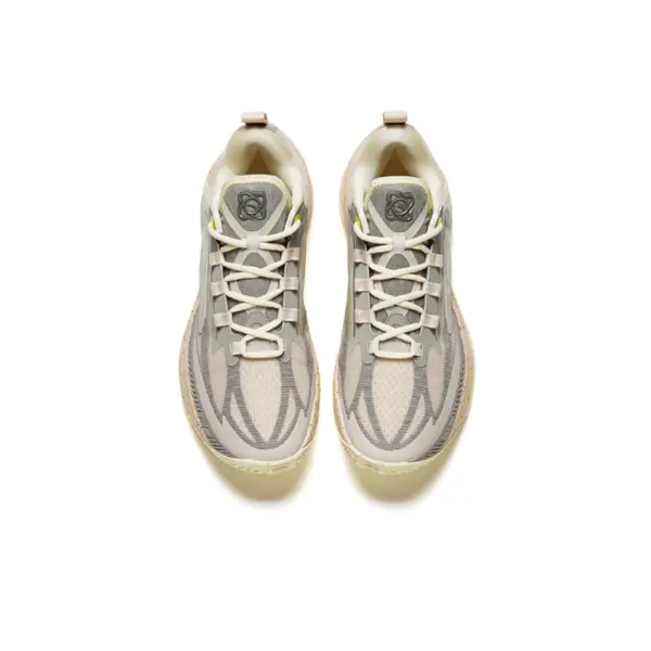 ANTA Instant Zap 1 Athletic Sneakers - Beige/lemon