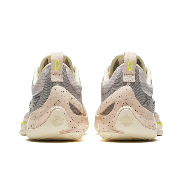 ANTA Instant Zap 1 Athletic Sneakers - Beige/lemon