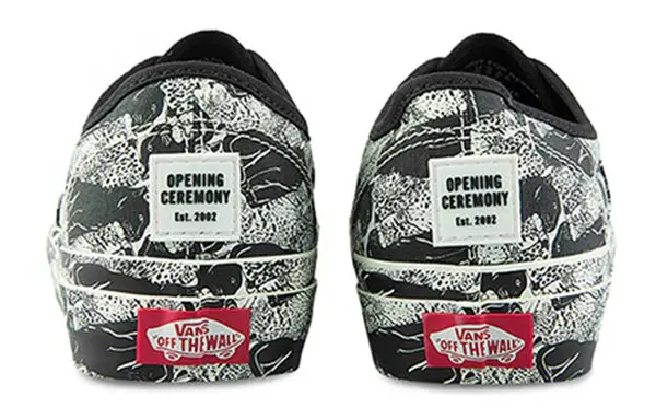VANS Opening Ceremony X Authentic "leopard Checker - Black/white