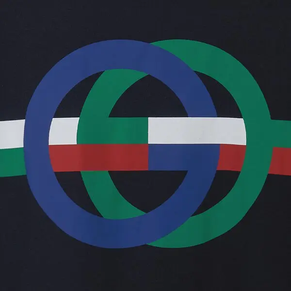 Gucci Round Gg Print Cotton T-shirt