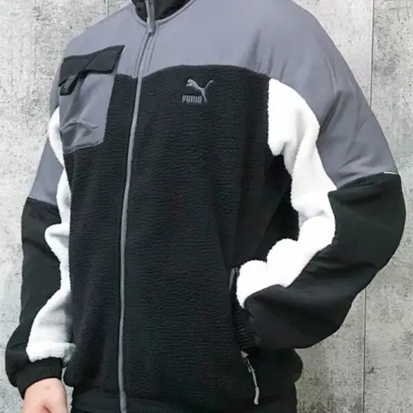 PUMA Fleece Lapel Jacket