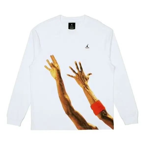 JORDAN X Union La The J Long-sleeve T-shirt - White