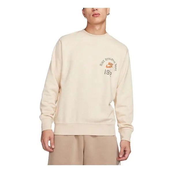 Nike Club Fleece Crewneck Sweatshirt - Beige