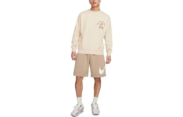 Nike Club Fleece Crewneck Sweatshirt - Beige