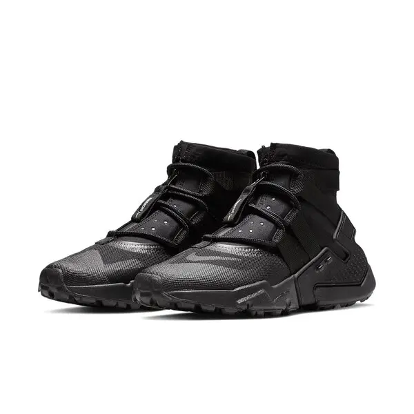 Nike Huarache Gripp High-top Sneakers - Black