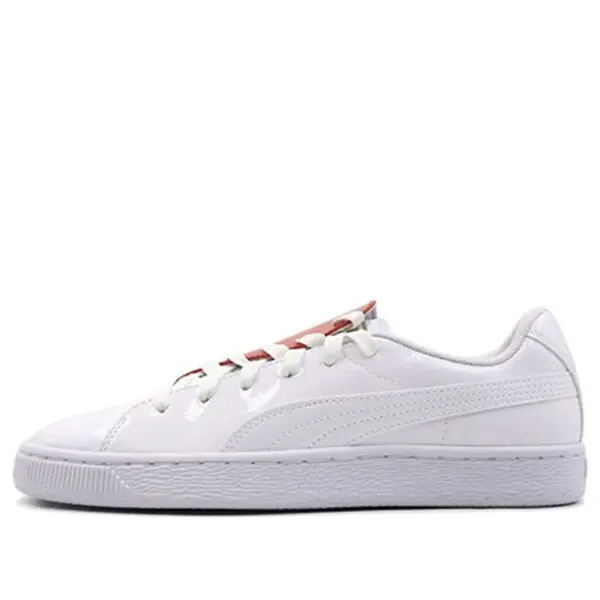 PUMA Basket Crush Sneakers - White/red