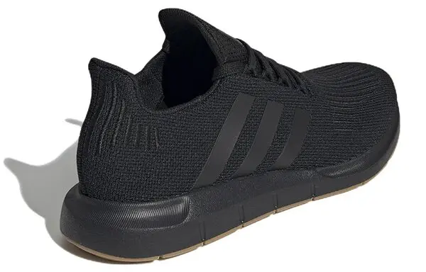Adidas Swift Run Gum Sneakers - Black
