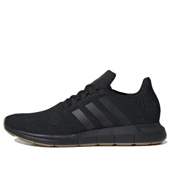 Adidas Swift Run Gum Sneakers - Black