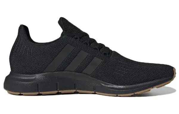 Adidas Swift Run Gum Sneakers - Black