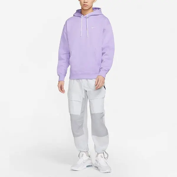 Nike Logo Embroidered Fleece Lined Hoodie