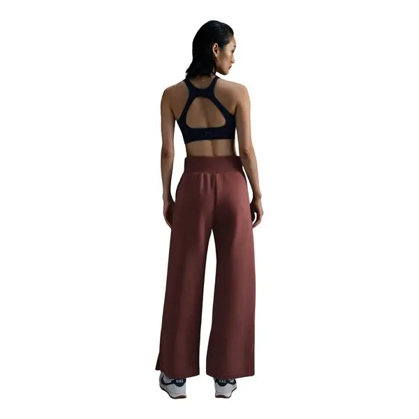 Nike Wide Leg Drawstring Pants - Brown/black