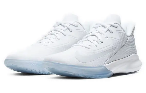 Nike Precision 4 Mid Top Sneakers - White/blue