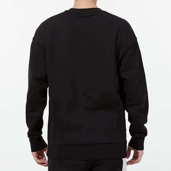 PUMA Contrasting Colors Zipper Pocket Pullover - Black