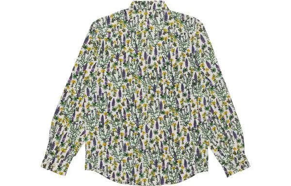 Nike Ss22 Dri-fit Uv Version Floral Long Sleeves Shirt Green