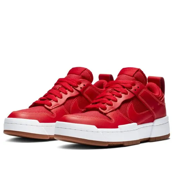 Nike Dunk Low Disrupt Sneakers - Red/white