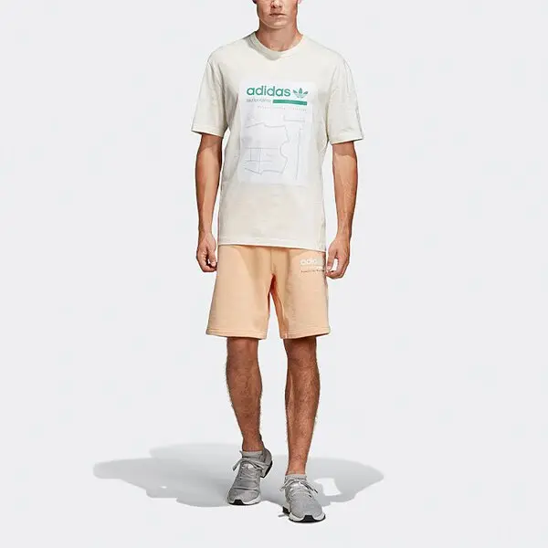 Adidas Originals Graphic Tee Logo Printing Short Sleeve