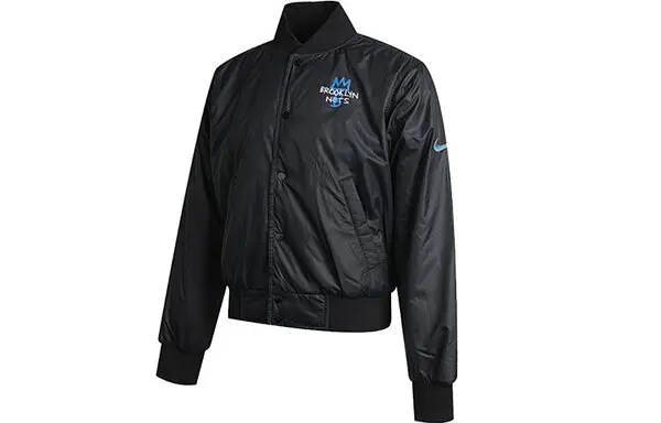 Nike Brooklyn Nets City Edition Courtside Bomber Jacket