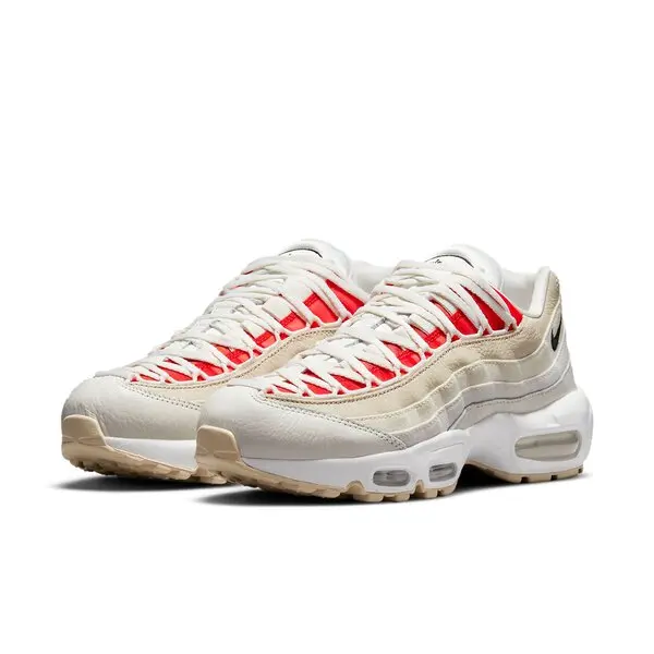 Nike Max 95 "double Lace Sail - White/red