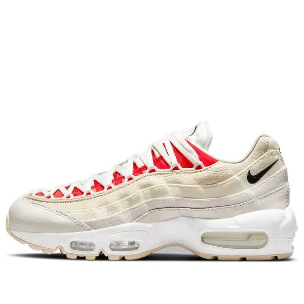 Nike Max 95 'double Lace Sail - White/red