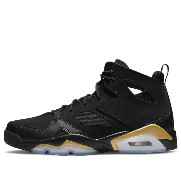 JORDAN Air Flight Club 91 Sneakers - Black/gold