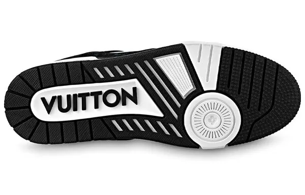 LOUIS VUITTON Trainer High Top Sneakers - White/black