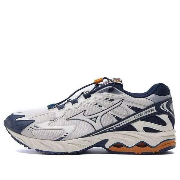 Mizuno Wave Rider V2 Slip-resistant Low-top Casual Sneakers - Light Grey