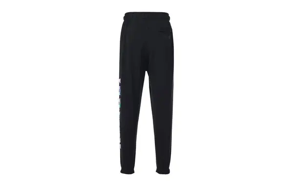 JORDAN Multi-color Elastic Sports Pants Black