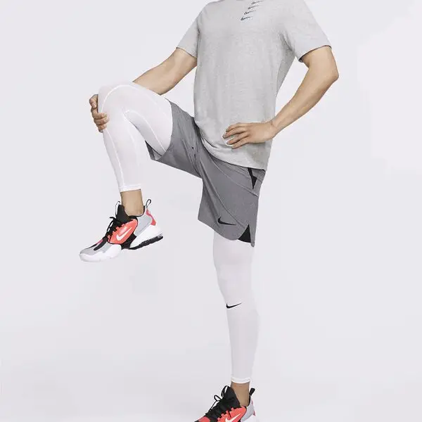 Nike Dri-fit 4 Round Neck Short Sleeve Gray T-shirt