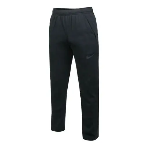 Nike Dri-fit Fleece Training Sports Long Pants - Black