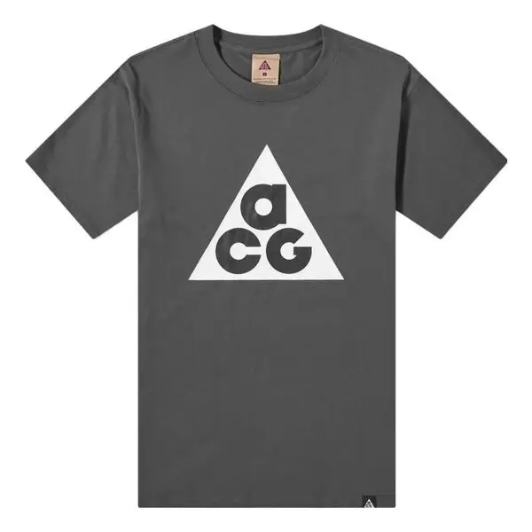 Nike Short-sleeve T-shirt 'dark Smoke Grey - Grey/multi-color