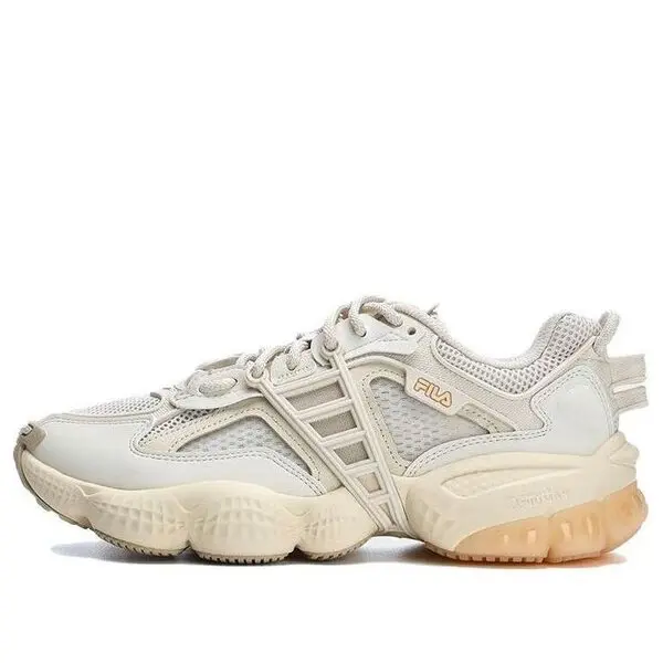 FILA Ladder Sneakers - Cream White/orange