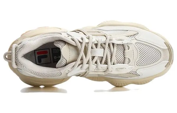 FILA Ladder Sneakers - Cream White/orange