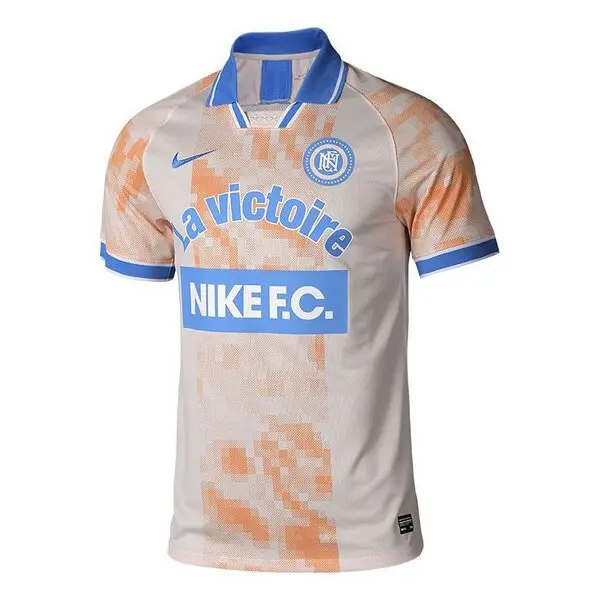 Nike Fc Home Jersey Short Sleeve - Orange/red/blue