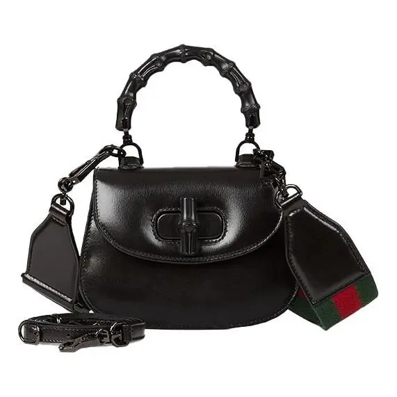 Gucci Bamboo 1947 Mini Top Handle Bag - Black