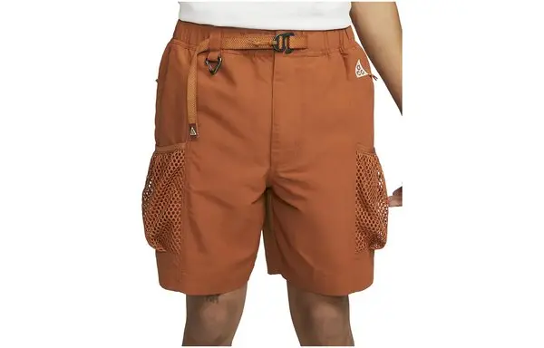 Nike Snowgrass Cargo Shorts - Dark Russet/monarch/summit White