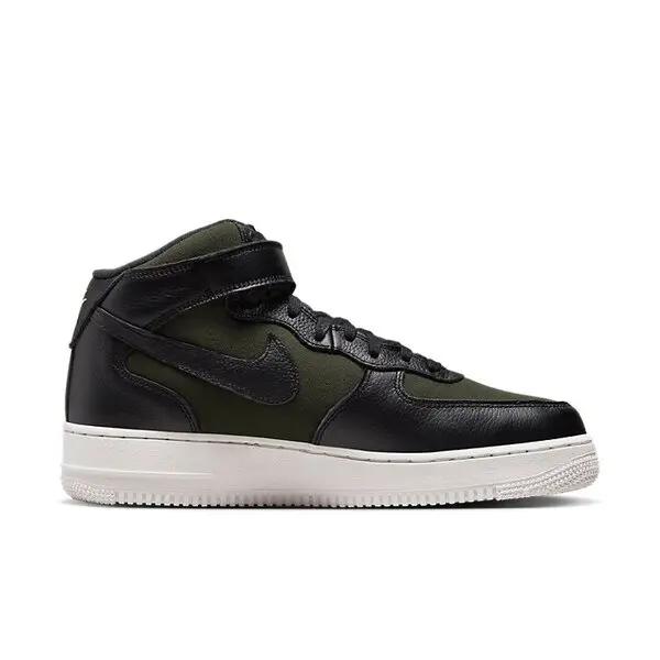 Nike Force 1 Mid 'sequoia' Sneakers - Olive/black/sail