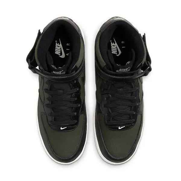 Nike Force 1 Mid 'sequoia' Sneakers - Olive/black/sail