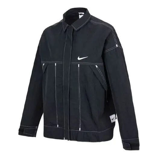 Nike Ss22 Sportswear Swoosh Logo Woven Jacket - Default Color