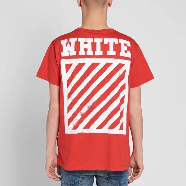 Off-White Brushed Diagonal S/s T-shirt