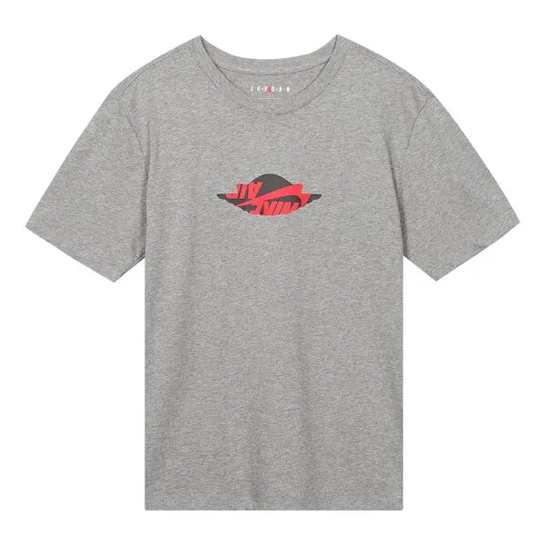 JORDAN Air Basketball Graphic Short Sleeve Tee - Gray