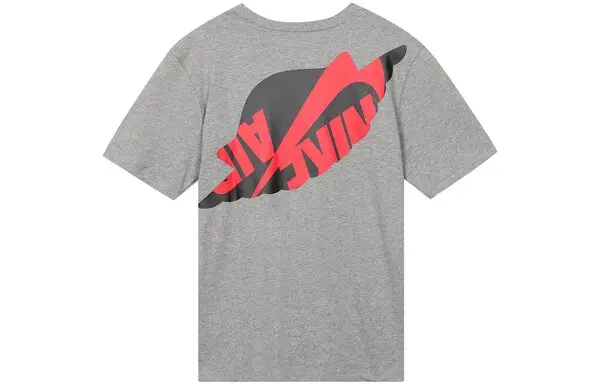 JORDAN Air Basketball Graphic Short Sleeve Tee - Gray