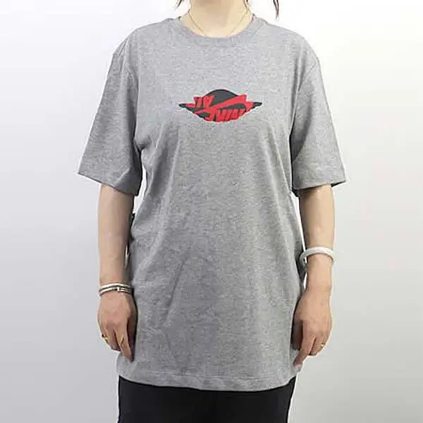 JORDAN Air Basketball Graphic Short Sleeve Tee - Gray