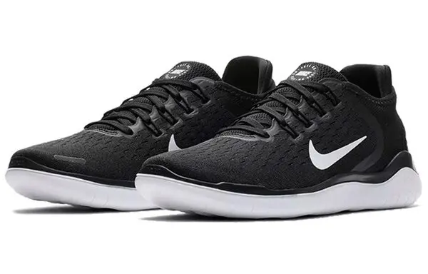 Nike Free Rn 2018 Athletic Sneakers - Black/white