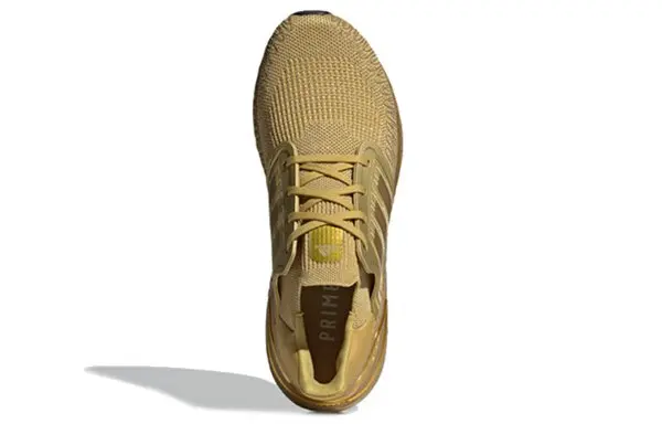 Adidas Ultraboost 20 Metallic Low Top Sneakers - Gold