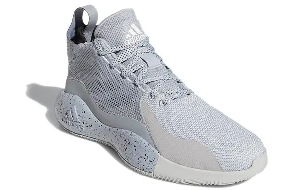 Adidas D Rose 773 2020 High Top Sneakers - Grey
