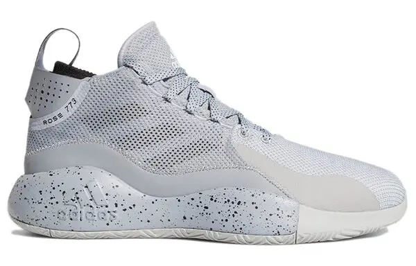 Adidas D Rose 773 2020 High Top Sneakers - Grey