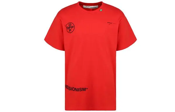 Off-White Ss19 Crew Neck Street Style Plain Cotton Short Sleeves